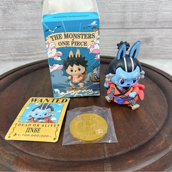 POP MART | Other | Labubu The Monsters X One Piece Jinbe Figure Pop ...